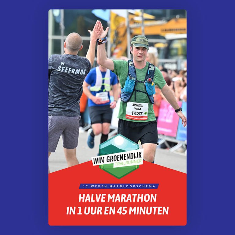 Het hardloopschema halve marathon in 1:45 - Wim Groenendijk